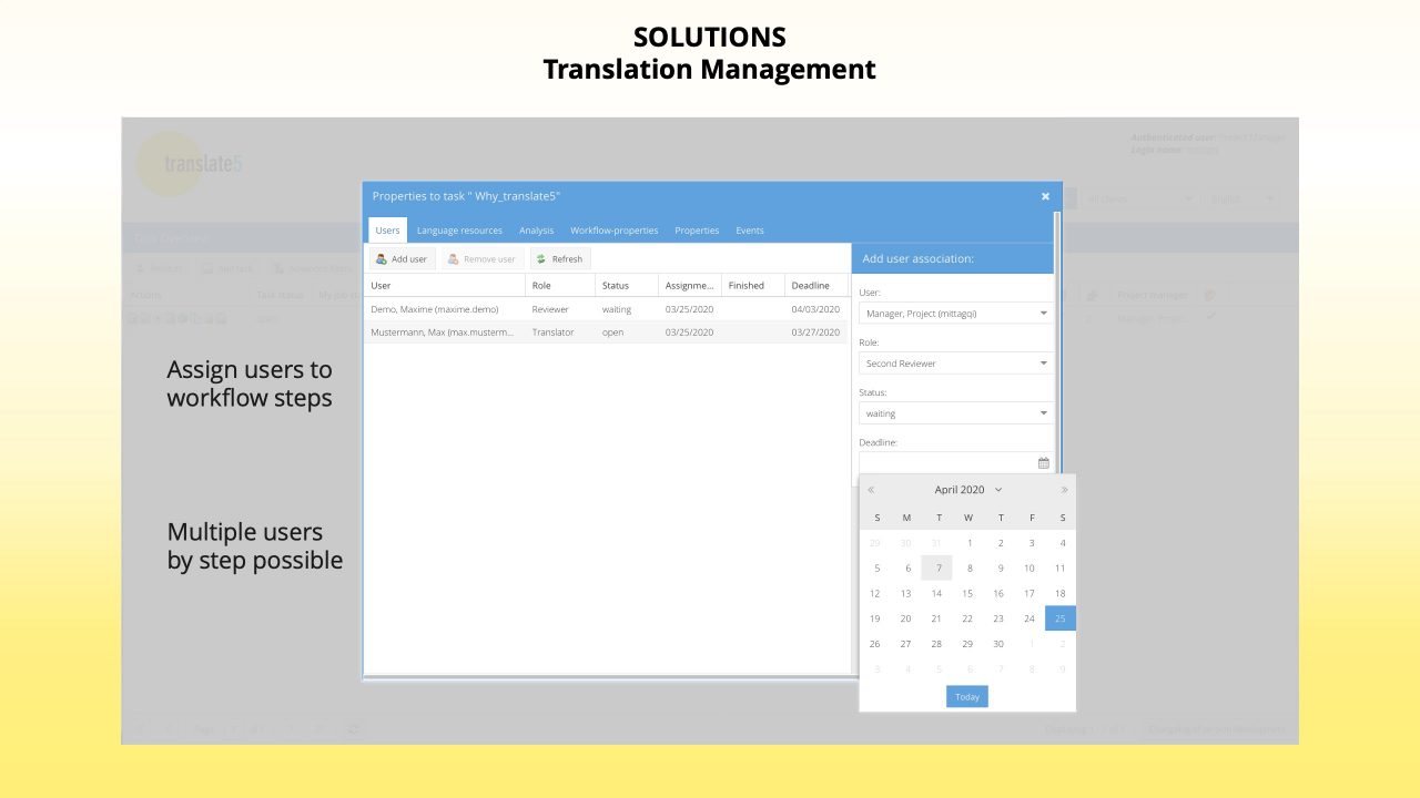 Solutions: Translation Management – translate5